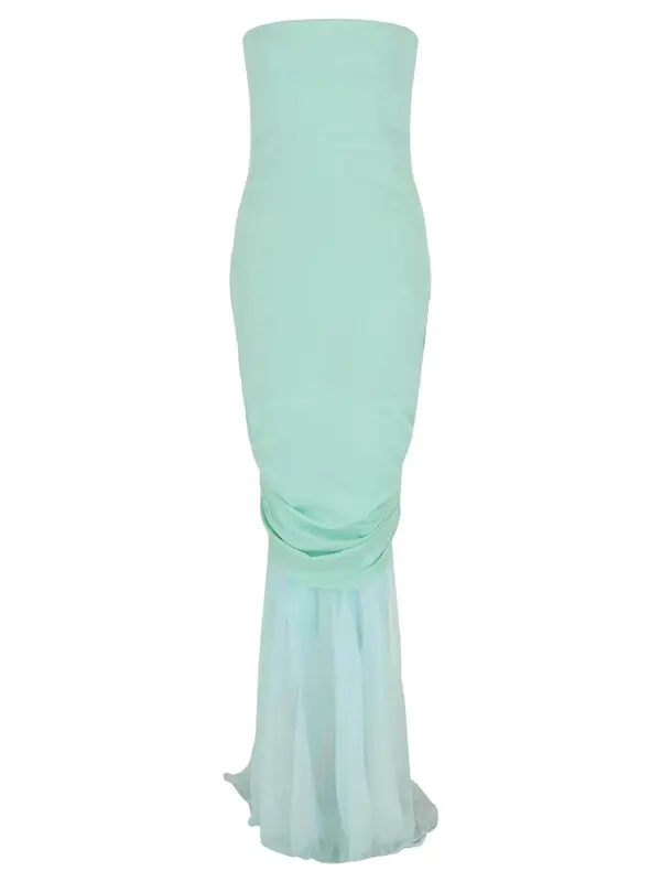 Givenchy Bow Mermaid Gown - Green