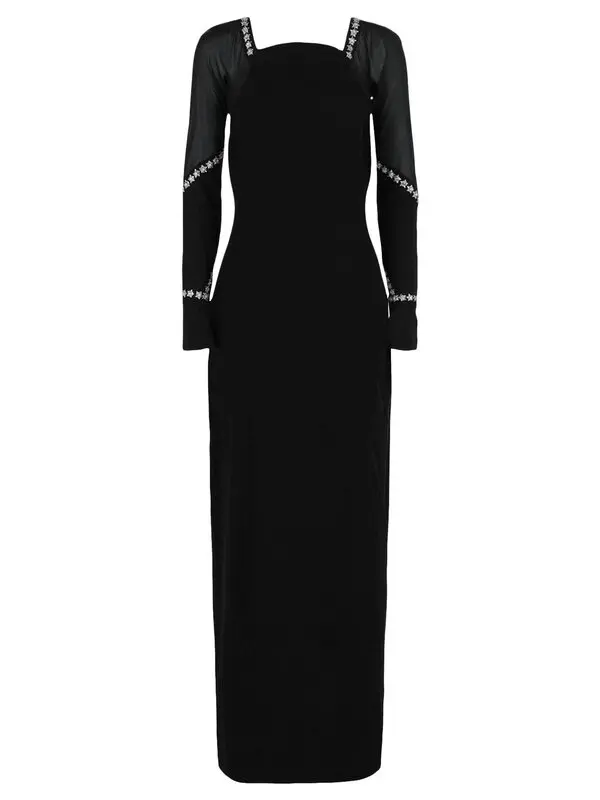 Givenchy Embellished Crepe Gown - Black
