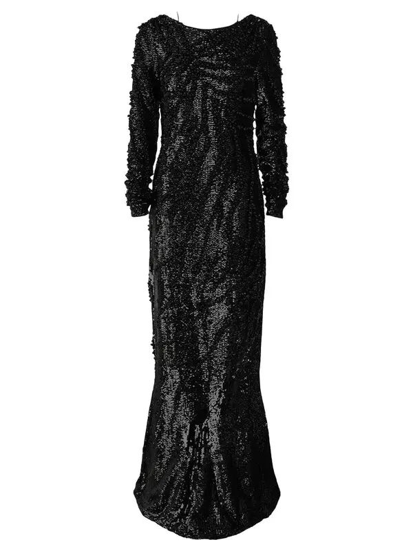 Givenchy Sequin Mermaid Gown - Black