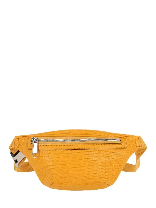Gucci Gg Embossed Belt Bag - Yellow