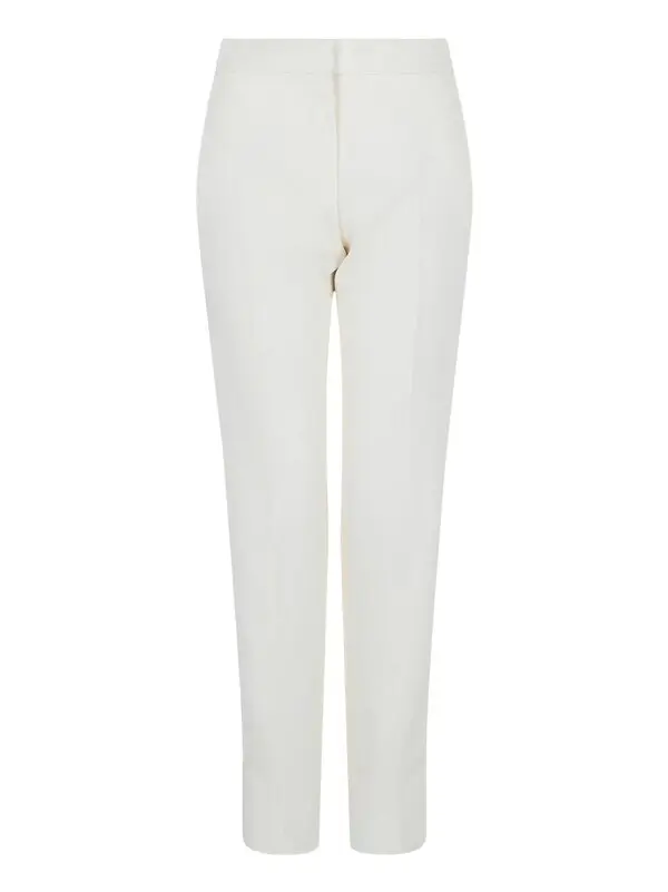 Givenchy Striped Silk Tuxedo Pants - White