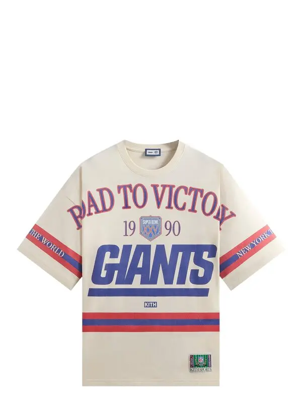 Kith For The Nfl New York Giants Victory Vintage Bishop Tee - White