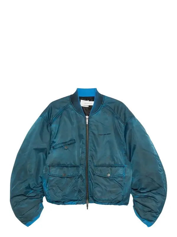 FENG CHEN WANG Multi Pocket Cargo Jacket - Blue