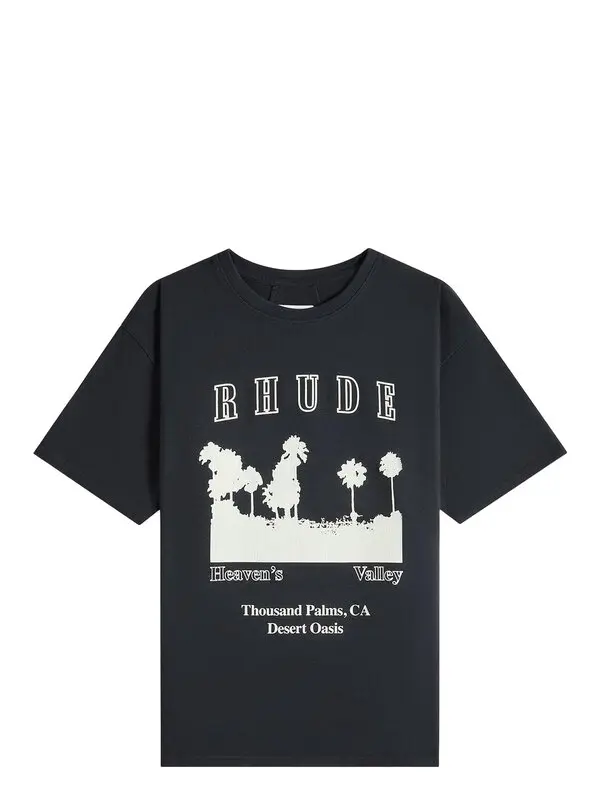 Rhude Thousand Palms Tee - Black
