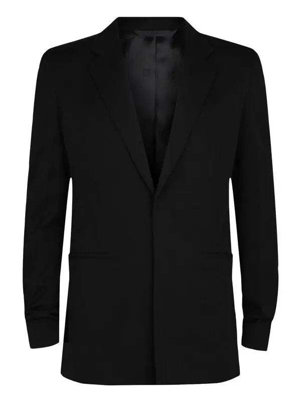Givenchy Fitted Single Button Blazer - Black