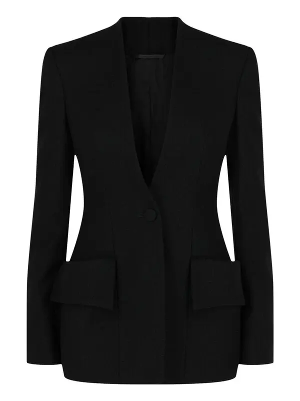 Givenchy Hourglass Single-breasted Blazer - Black