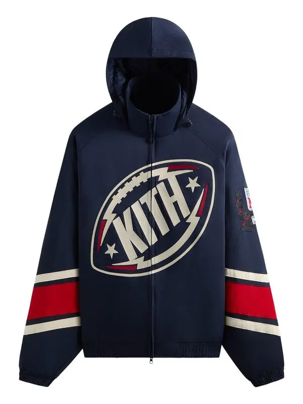 Kith For The Nfl New York Giants Padded Nylon Jacket - Black