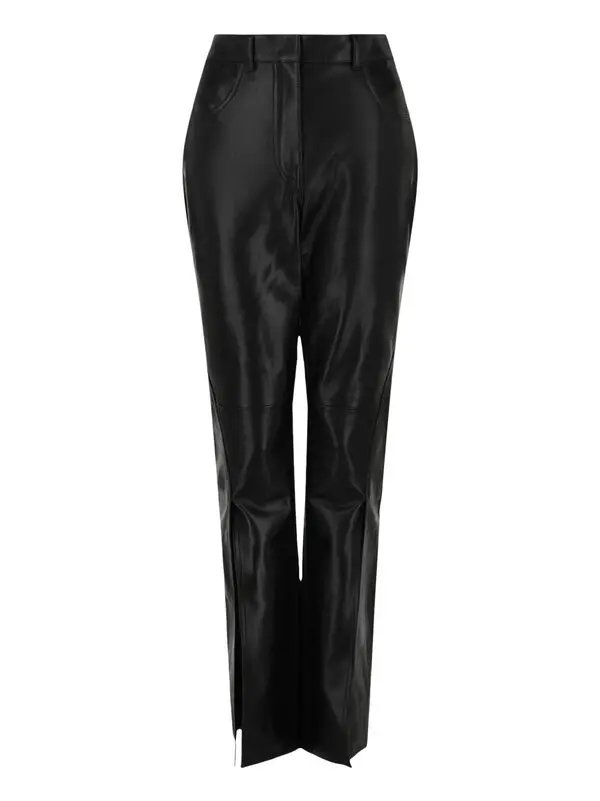 Givenchy Split Leather Pants - Black