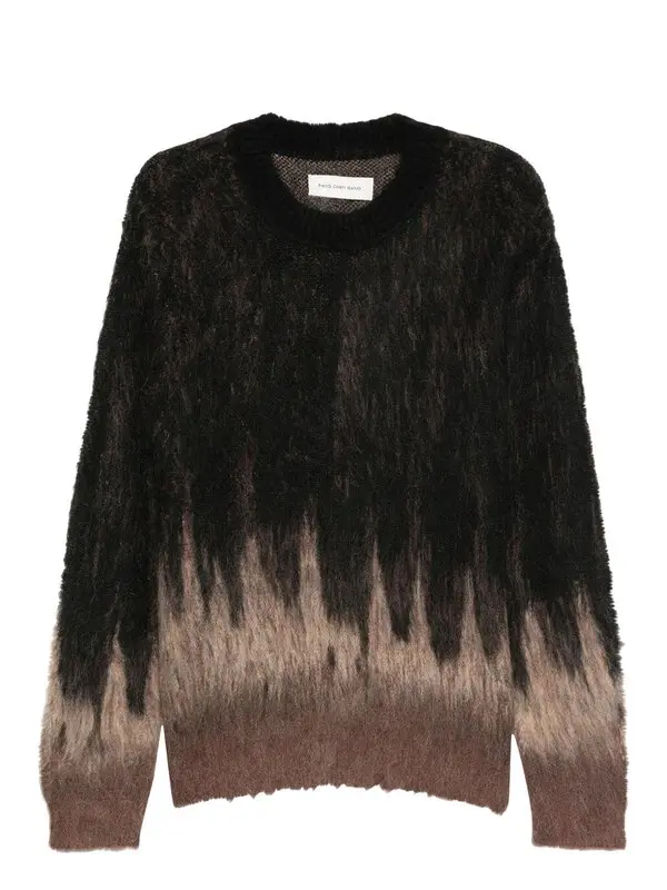 FENG CHEN WANG Gradient Knit Pullover - Brown