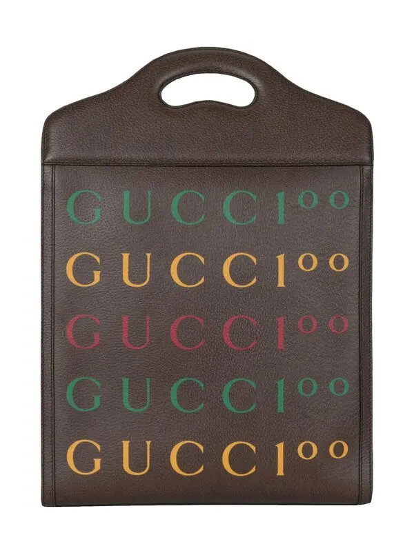 Gucci Aria 100th Anniversary Tote - Brown