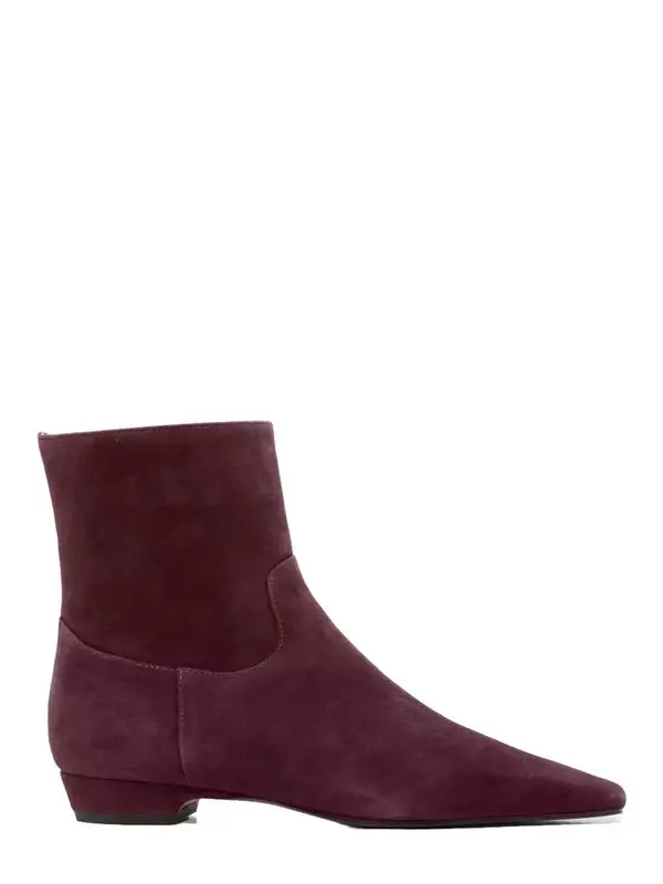 Roberto Festa Suede Ankle Boots - Red