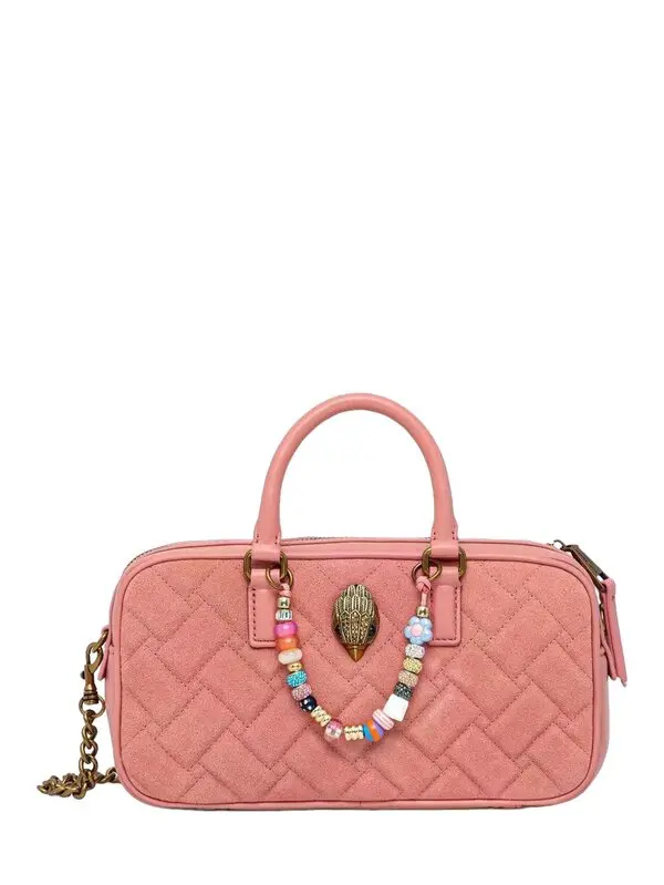 Kurt Geiger Eagle Head-detail Quilted Tote - Pink