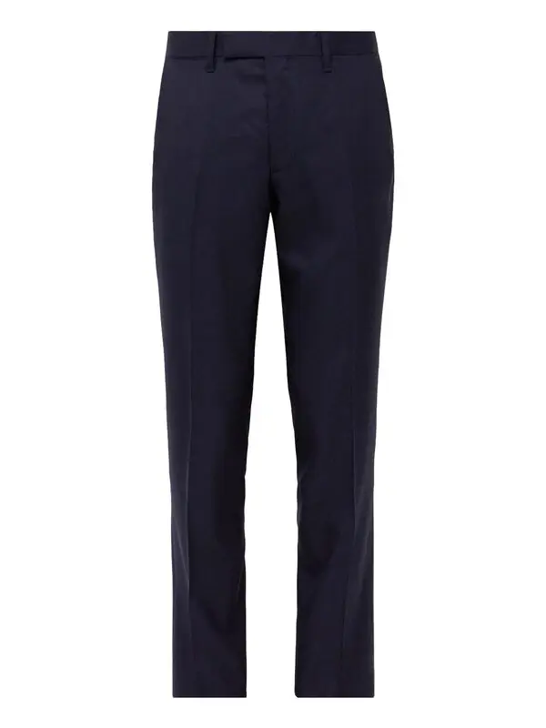 Mr P. Phillip Slim-fit Wool Suit Trousers - Blue