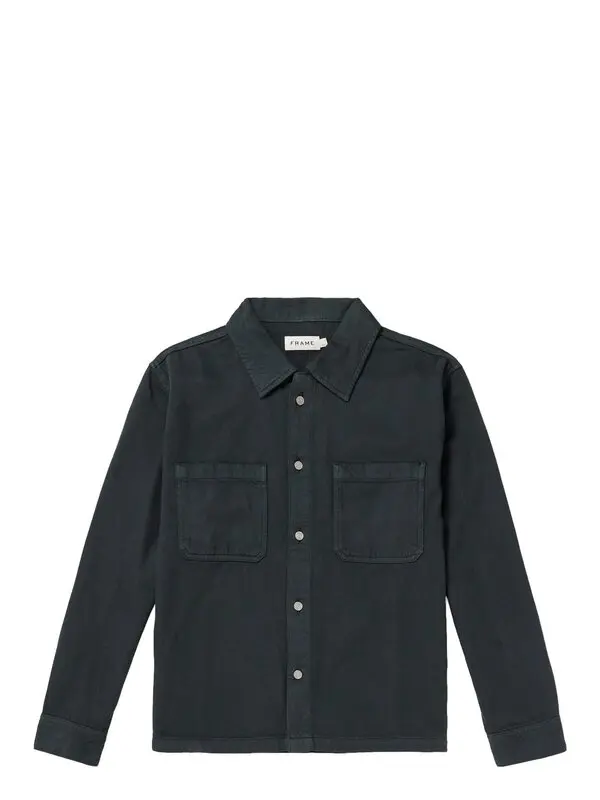 FRAME Cotton Shirt - Blue