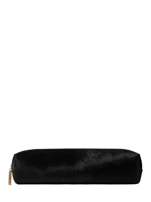 Khaite Kye Calf Hair Clutch - Black
