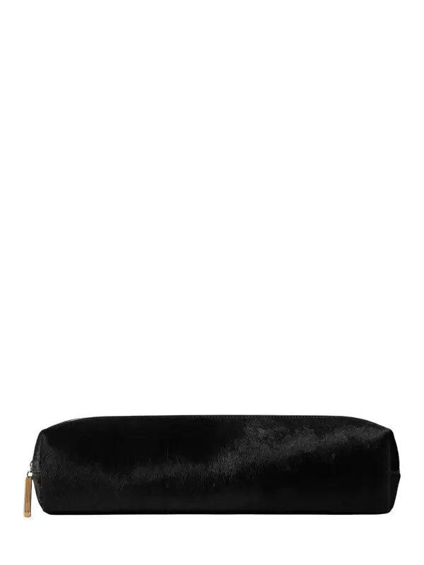 Khaite Kye Calf Hair Clutch - Black