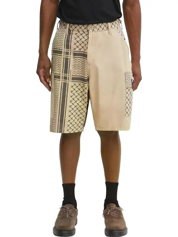 NEIGHBORHOOD Patterned Cargo Shorts - Neutrals