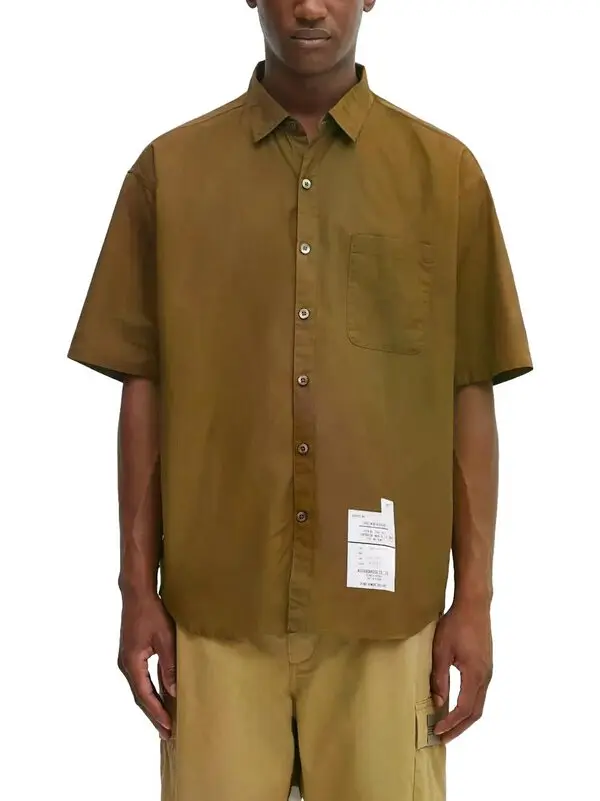 NEIGHBORHOOD Chest-pocket Short-sleeve Shirt - Brown