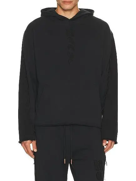 HONOR THE GIFT Denim Hoodie - Black