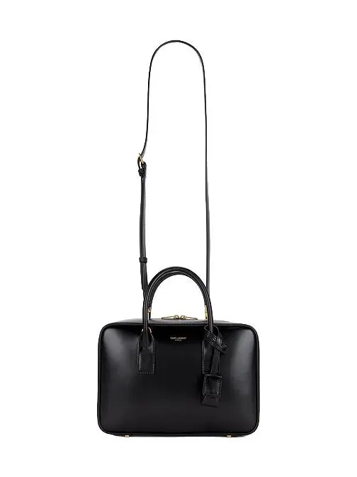 Saint Laurent Small Slp Bauletto Bag - Nero