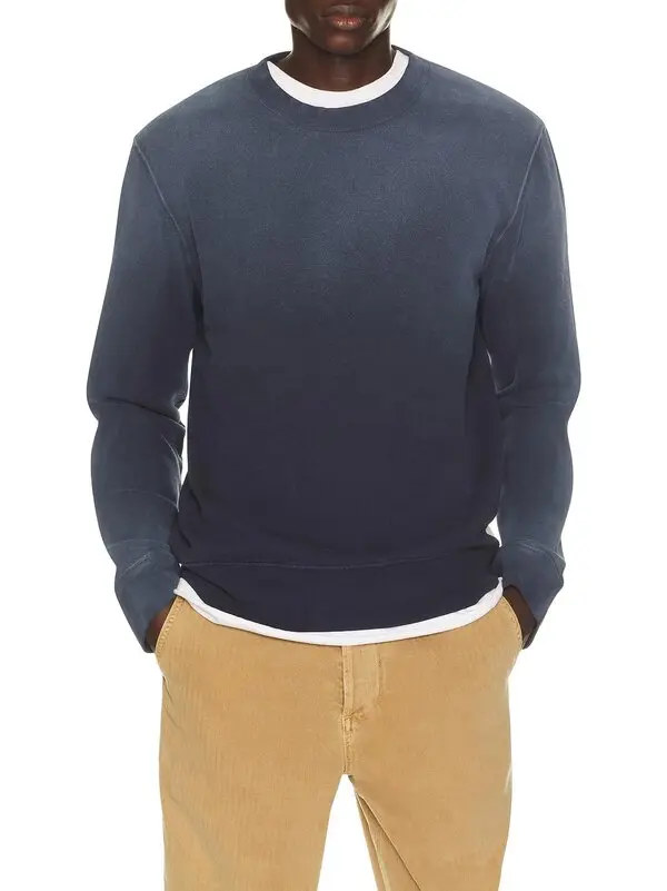 Citizens Of Humanity Vintage Crewneck Sweatshirt In Navy - Washed Marine