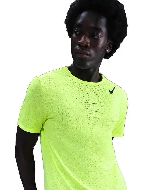 Nike Aeroswift Dri-fit Adv Short-sleeve Running Top - Yellow