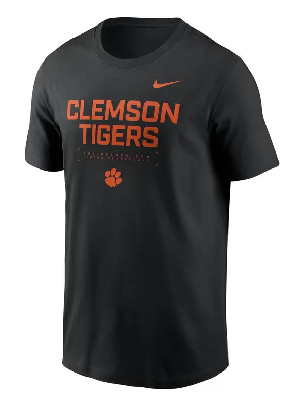 Nike Clemson Courtside Basketball Dri-fit College T-shirt - Black