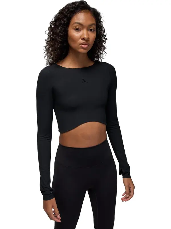 JORDAN Sport Dri-fit Long-sleeve Top - Black