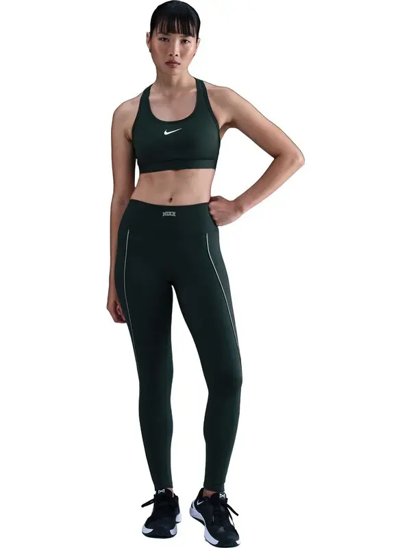 Nike One High-waisted Full-length Leggings - Green