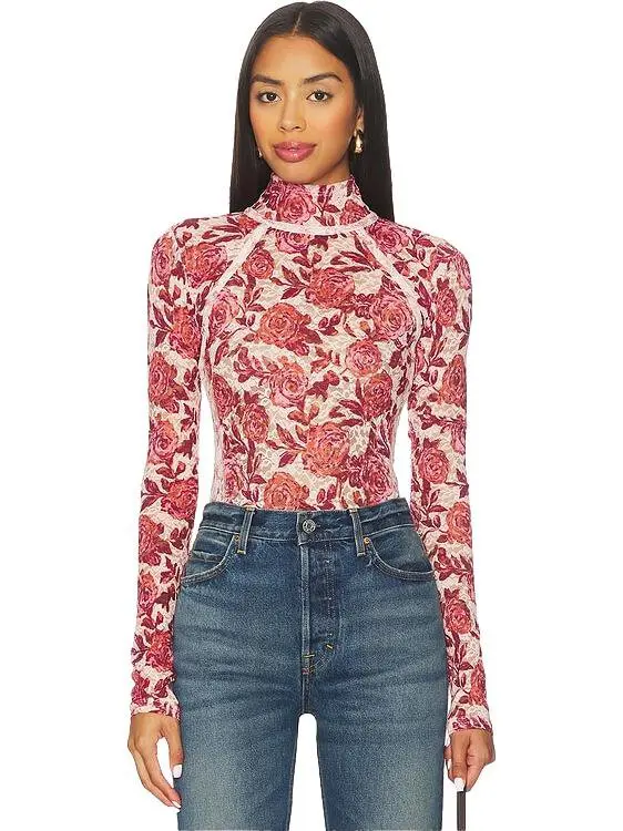Free People Lyric Long Sleeve - Red