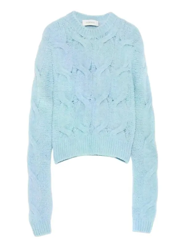 Sportmax Cable-knit Sweater - Blue
