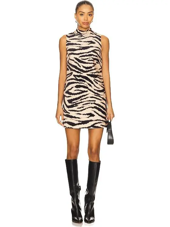 Cara Cara Tay Dress - Zebra Blush