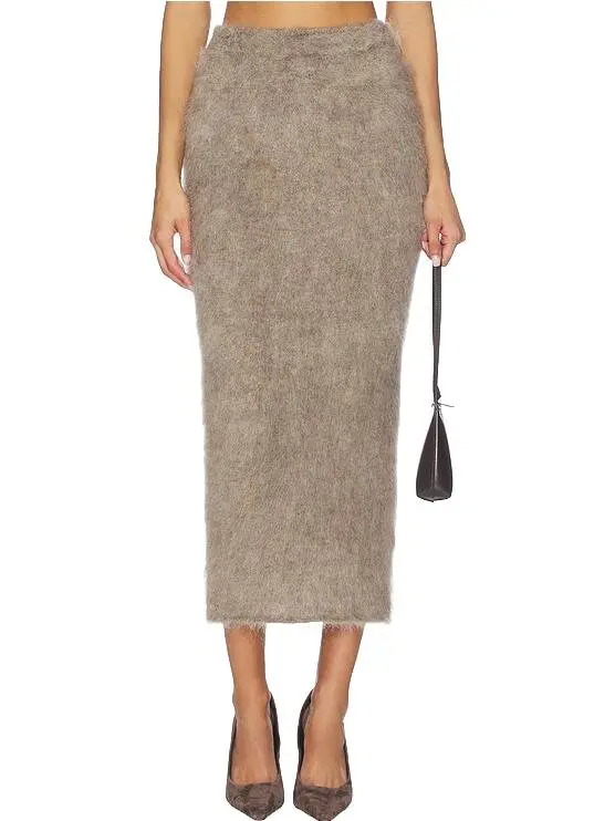 Giuseppe Di Morabito Knitted Skirt - Light Grey