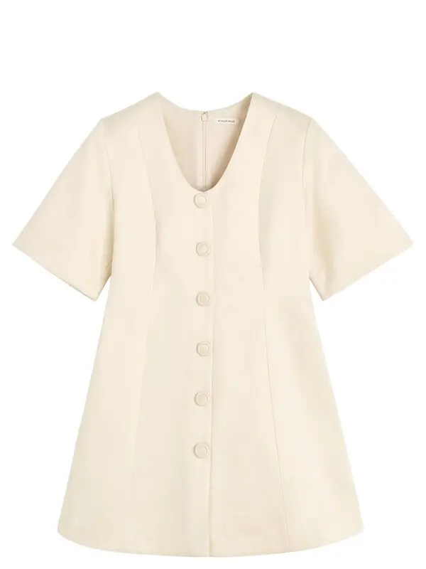 BY MALENE BIRGER Josephine Mini Dress - Pearl