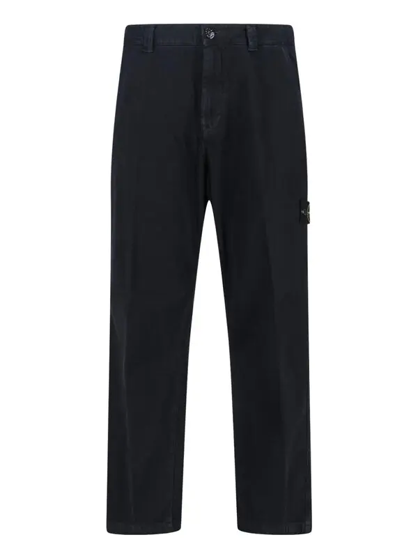 Burberry Stone Island Logo Pants - Black