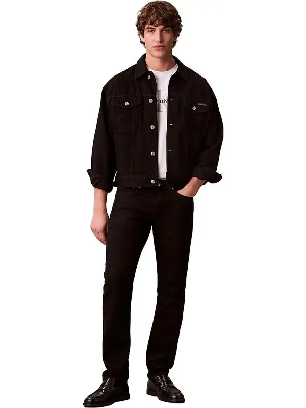 Calvin Klein Slim Tapered Thermolite Jeans - Black