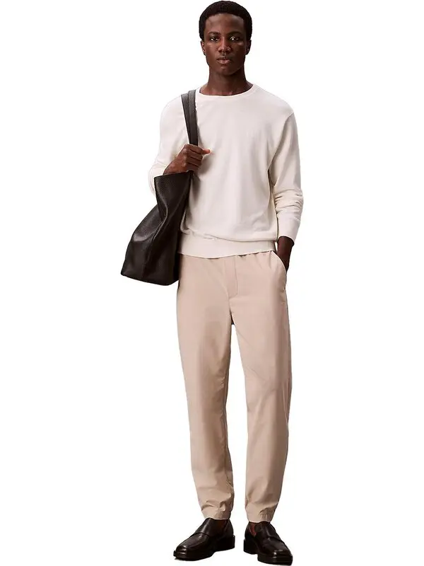 Calvin Klein Tech Slim Pull-on Trousers - Island Fossil