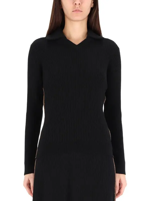 Paul Smith Ribbed Sweater - Black