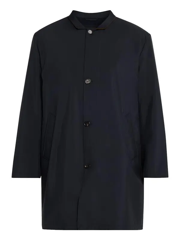 Loro Piana Sebring Wind-resistant Overcoat - Navy