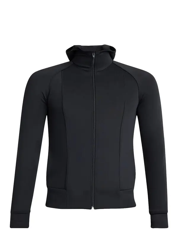 Valentino Garavani Slim-fit Jersey Full-zip Jacket - Black
