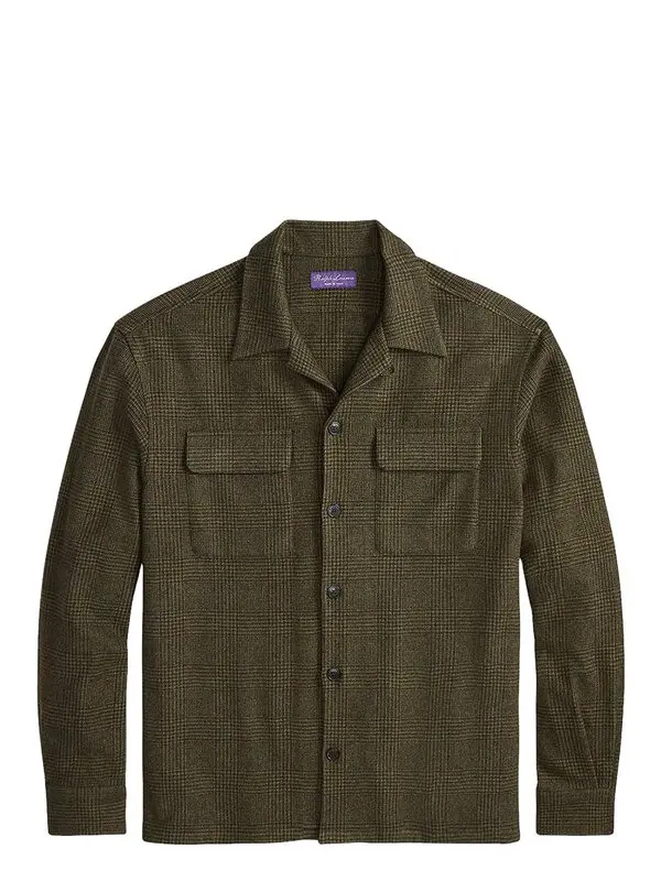 Ralph Lauren Cashmere Glen Plaid Overshirt - #n/a