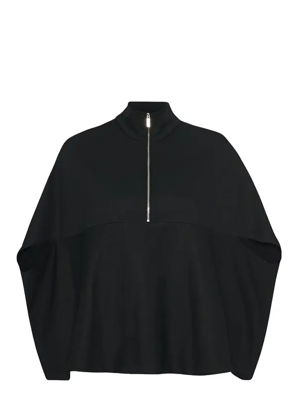 Rosetta Getty Interlock Jersey Pullover - Black