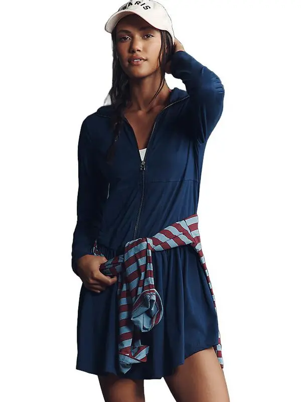 DAILY PRACTICE BY ANTHROPOLOGIE Taylor Mini Dress - Navy Ink