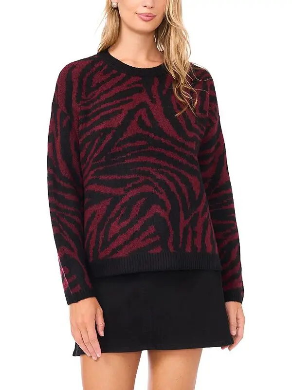 Vince Camuto Crewneck Sweater - Windsor Wine