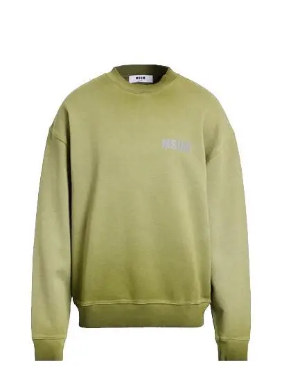 MSGM Military Cotton Sweatshirt - Green