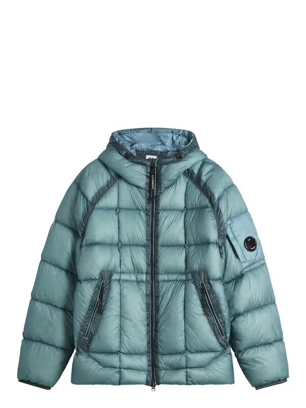 C.P. COMPANY Dd-shell Hooded Jacket - Aegean Blue