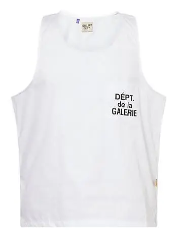 GALLERY DEPT. Resort Sleeveless Cotton-poplin Top - White