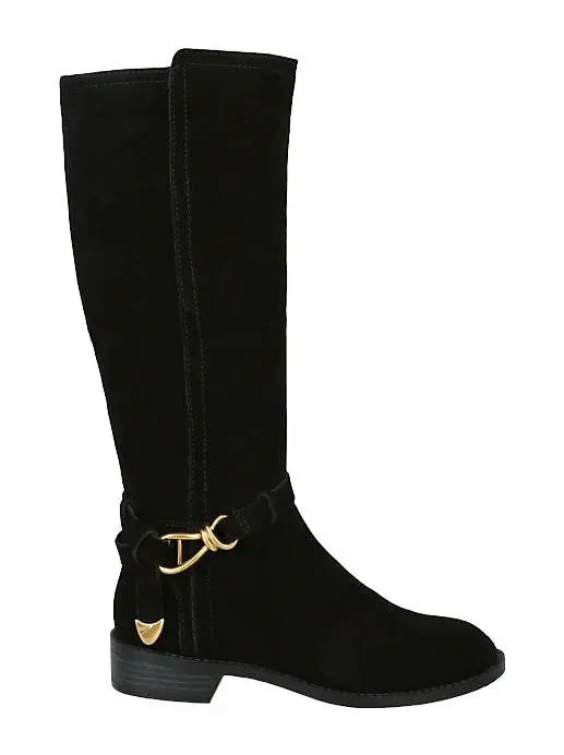Steve Madden Xtreme Suede Knee-high Boots - Black