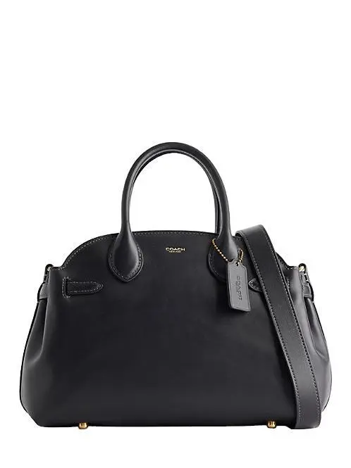 Coach Empire 28 Leather Carryall Bag - Black
