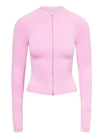 Bo+tee Branded Slim-fit Stretch-woven Jacket - Rose